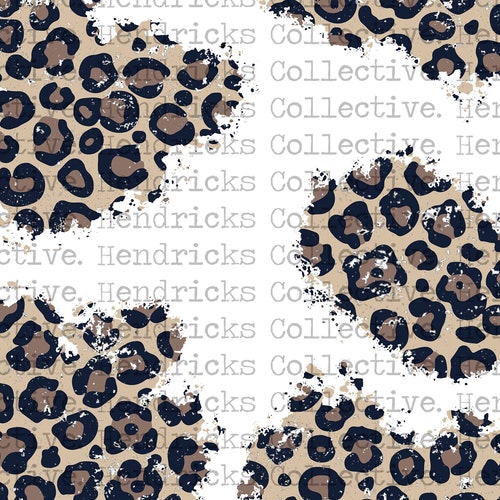 Colorful Leopard Print PNG Distressed Sublimation Patches - Etsy