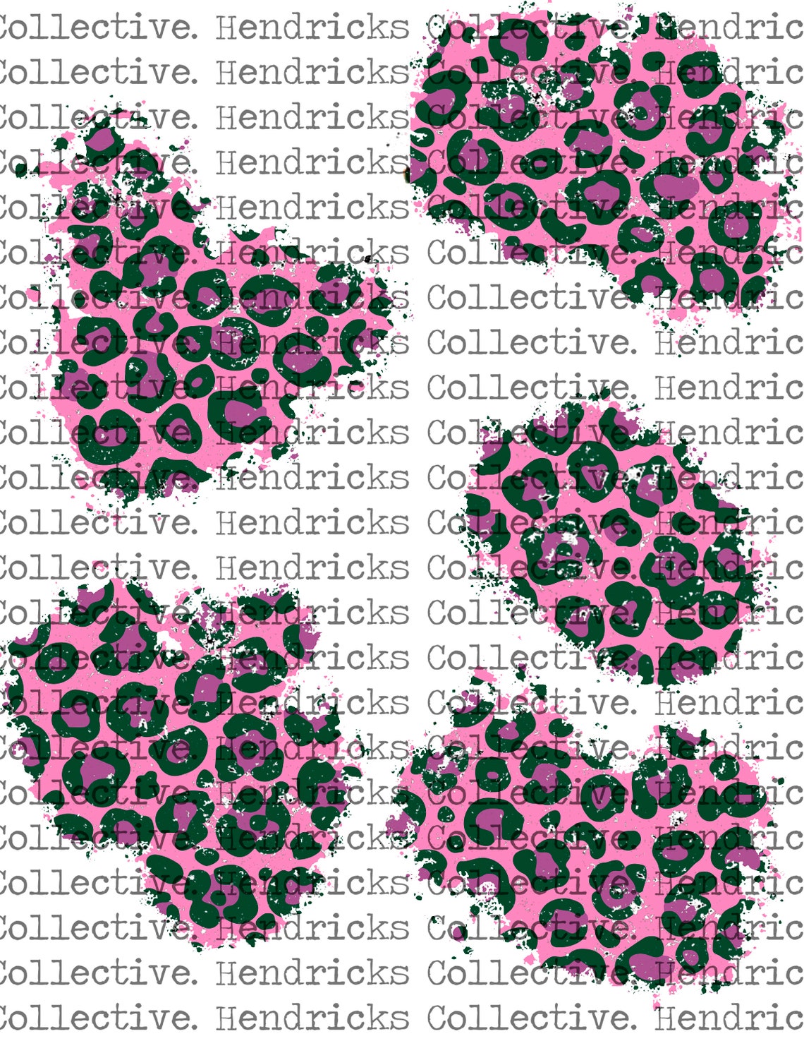 Pink Distressed Leopard Print Sublimation Patches PNG - Etsy