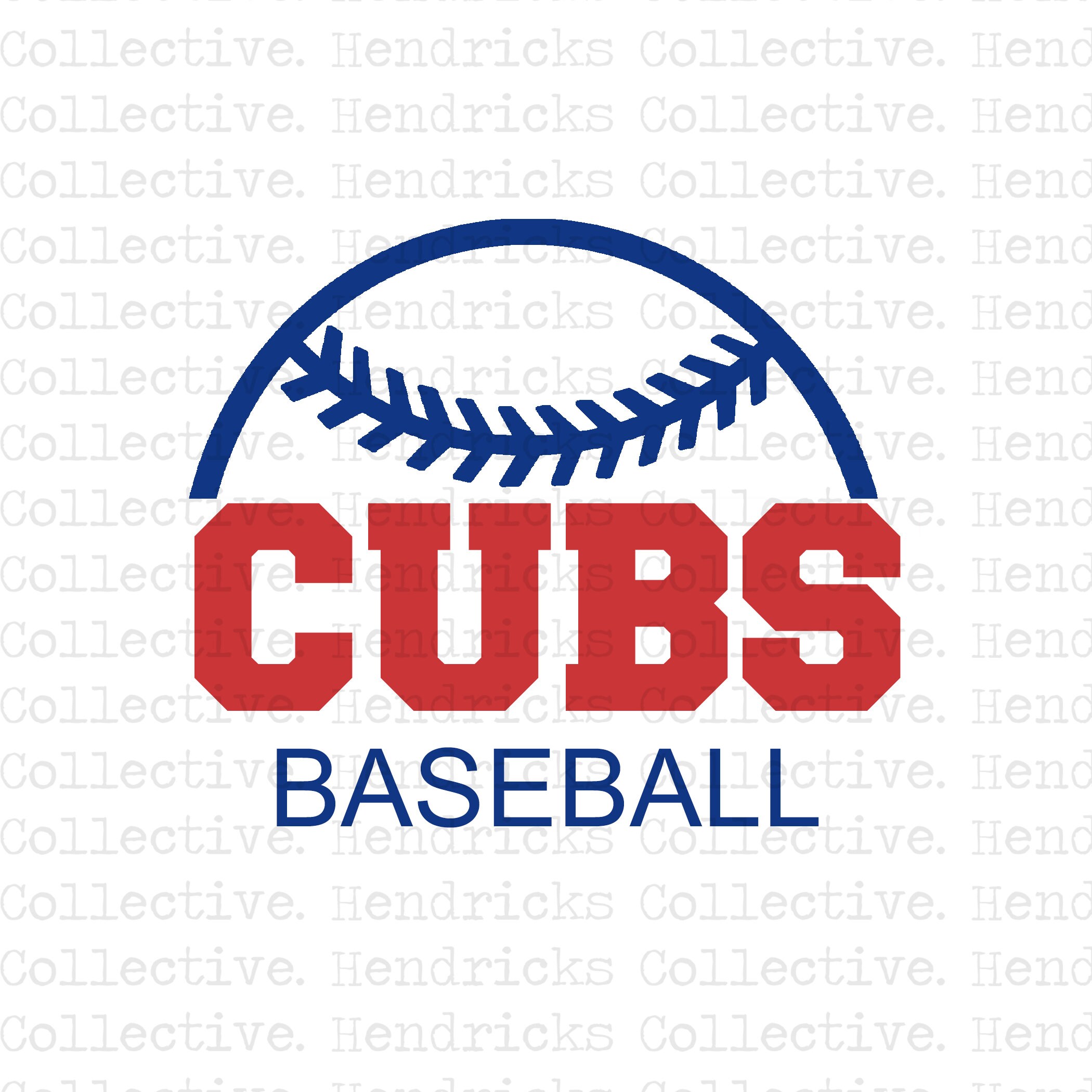 Cubs Baseball PNG and SVG - Etsy