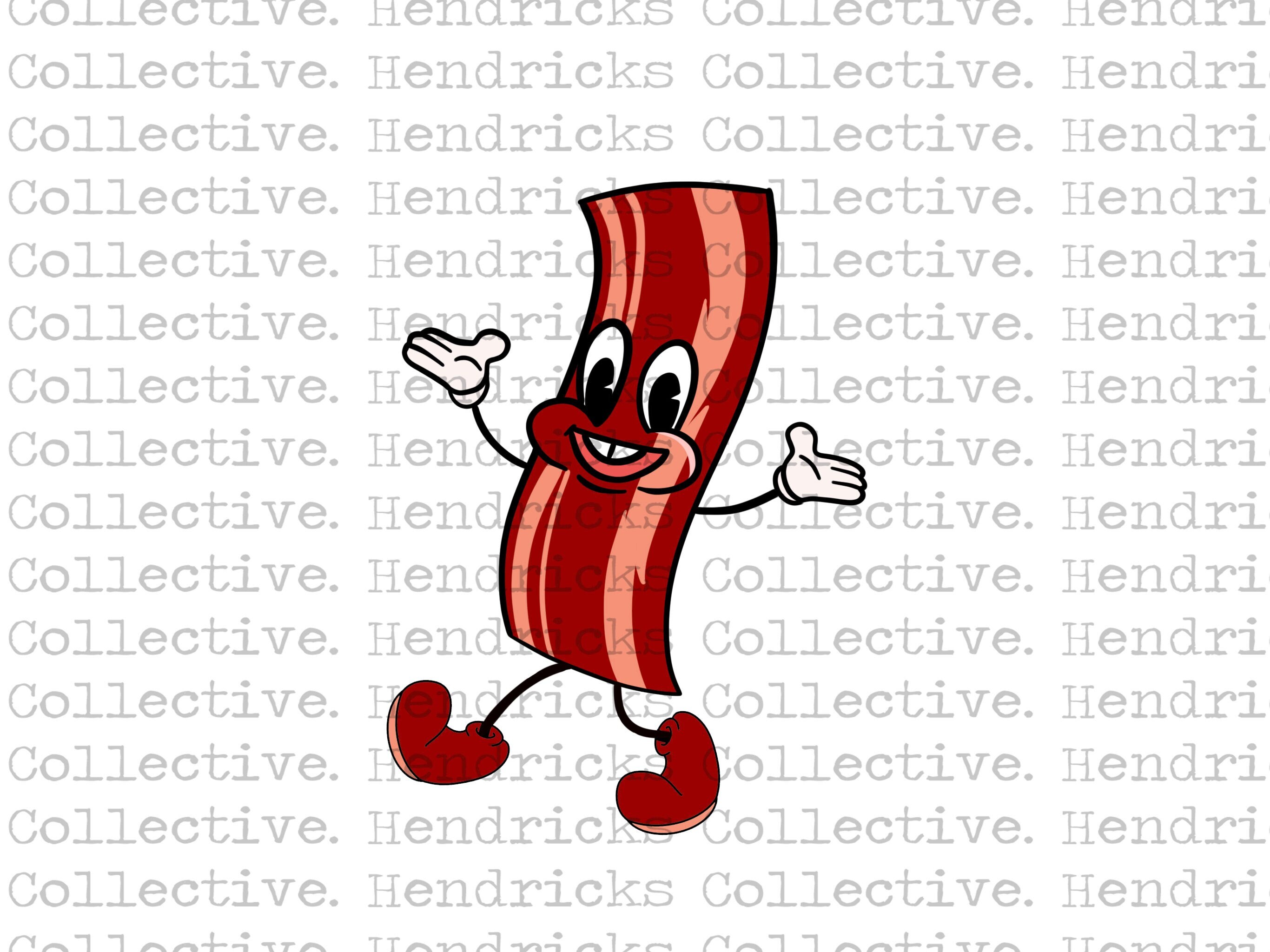 Vintage Bacon PNG - Etsy