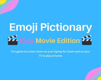 Emoji Movie Pictionary | Etsy