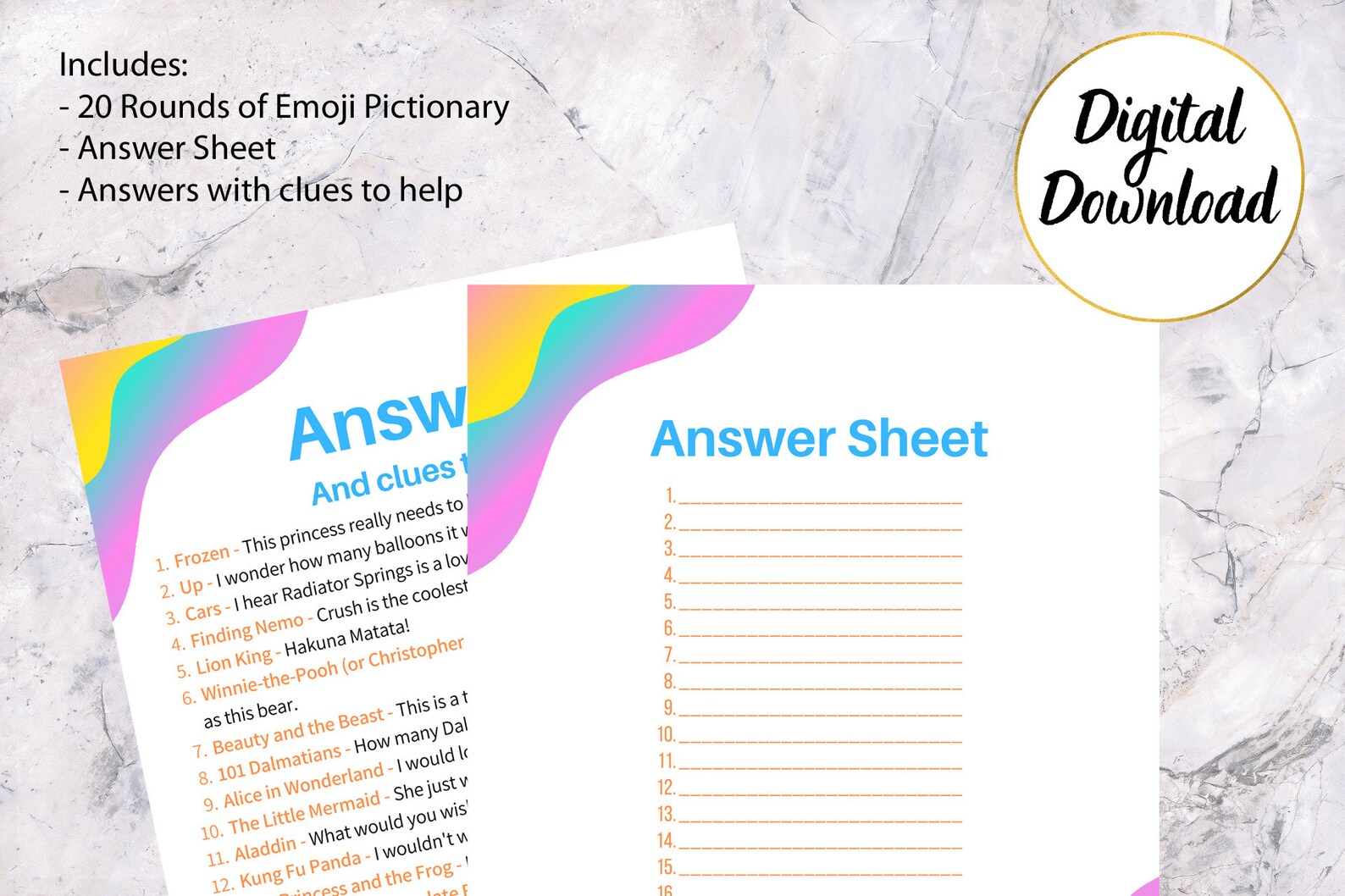 Kids Emoji Movie Pictionary Zoom Games Zoom Pictionary - Etsy Canada