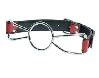 Red Lip Bimbo Open Mouth Gag W/ Black Essex Super Soft Straps BKE-BE - Etsy