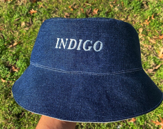 RM Indigo Bucket Hat, BTS Merch, Kim Namjoon - Etsy