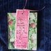 Bookmark Quote Pink Bookmark Personalized Bookmark Quote With Ribbon ...