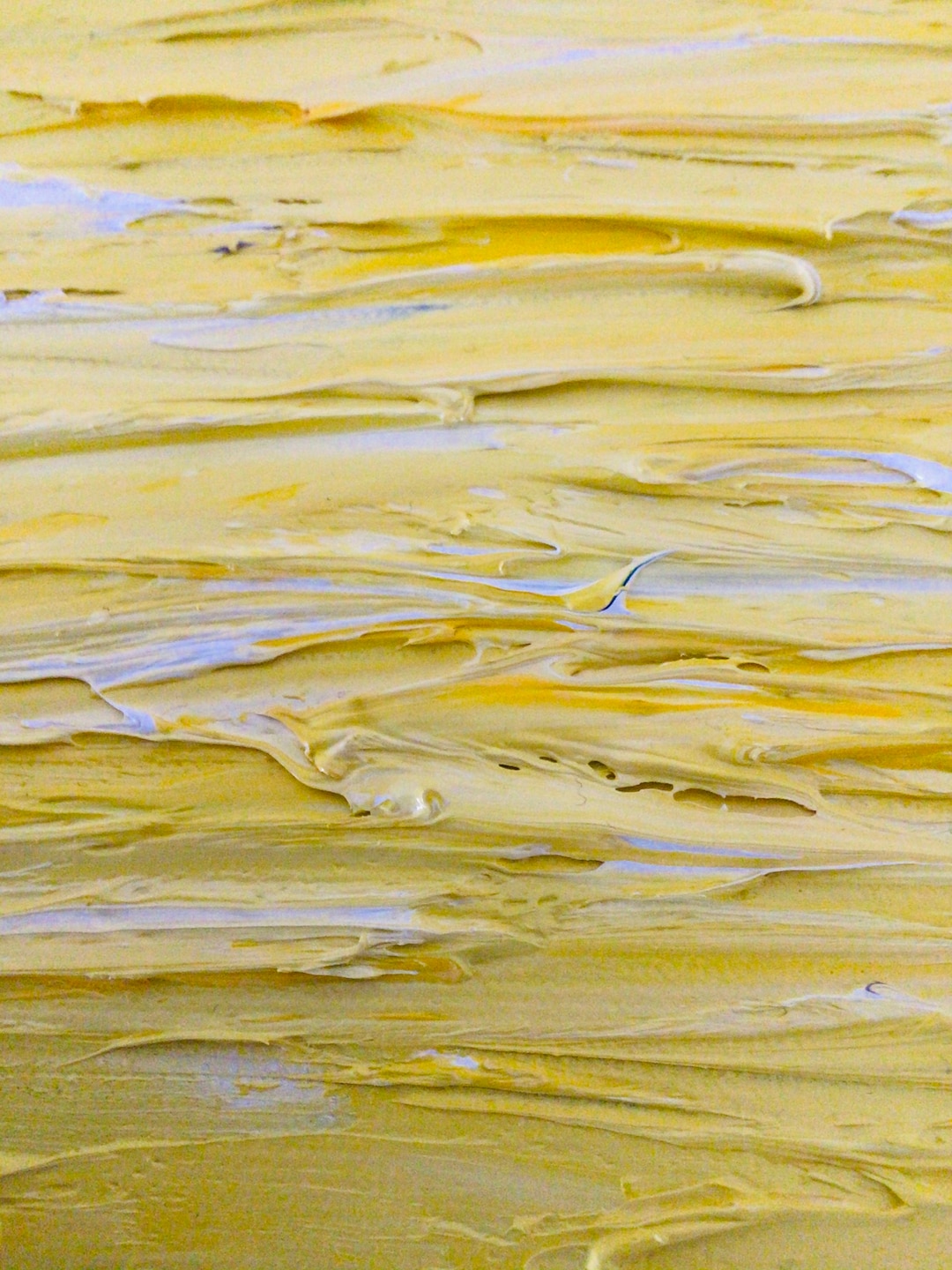 Large Minimalist Yellow Painting Abstract Minimalist Wall Art ...