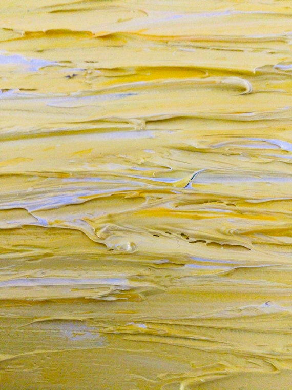 Large Minimalist Yellow Painting Abstract Minimalist Wall Art | Etsy