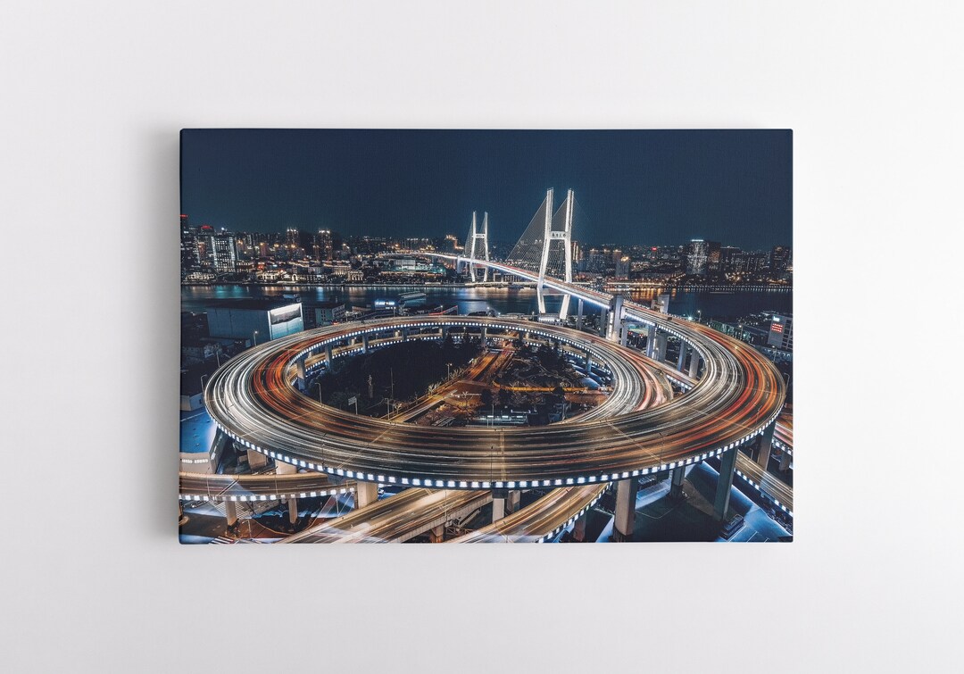 Shanghai Loop, China, Canvas Wall Art Ready to Hang - Etsy