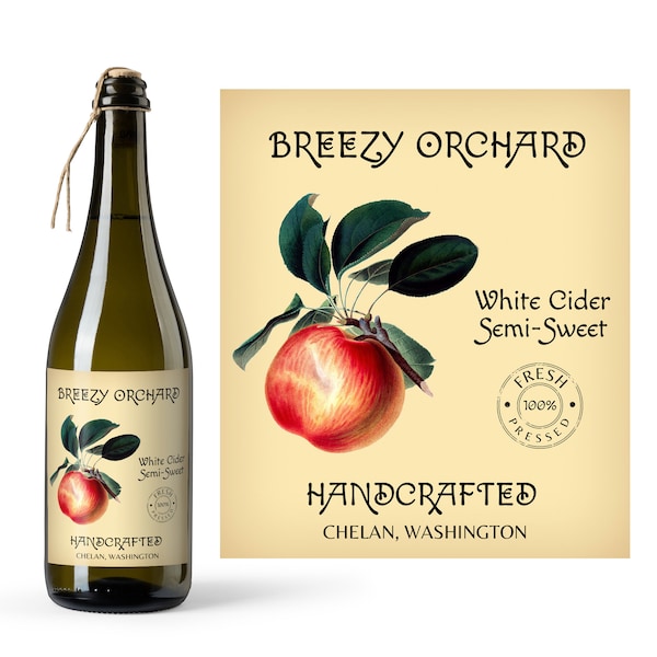 Apple Labels - Etsy