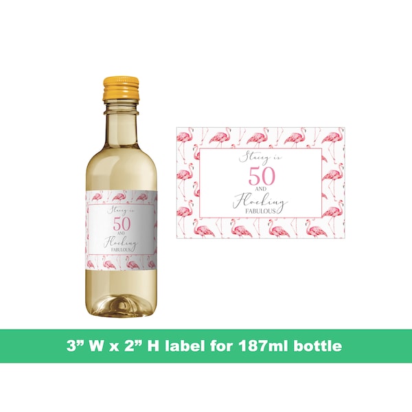 Mini Bottle Labels - Etsy