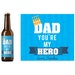 Father's Day Hero Beer Label Custom Father's Day Gift Beer Label Home ...
