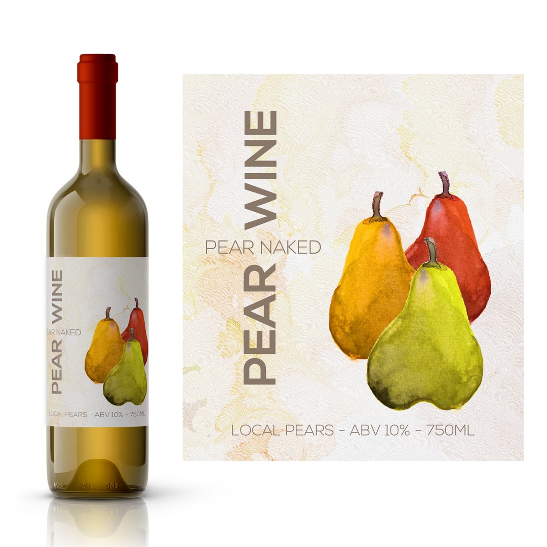 Pear Wine Custom Wine Label | Home Wine-making Supplies | Winemaking ...