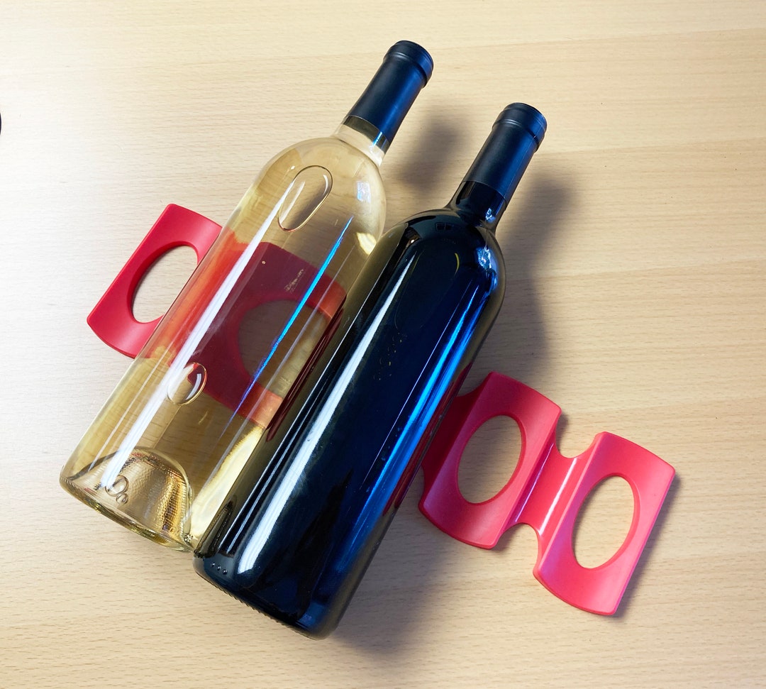 Wine & Beer Bottle Rack Bottle and Can Refrigerator Organizer Kitchen ...