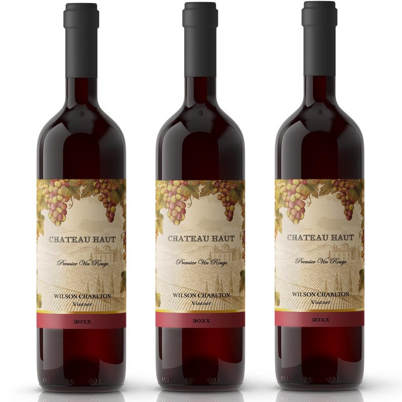 Chateau Haut Wine Label | Wine-making Supplies | Homemade Wine ...