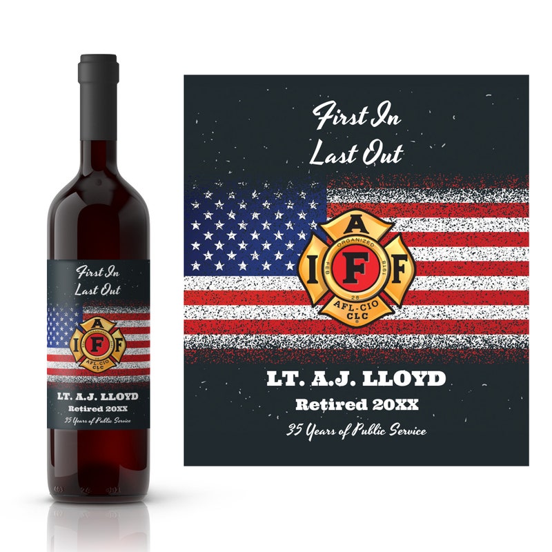 Fireman Retirement - Etsy