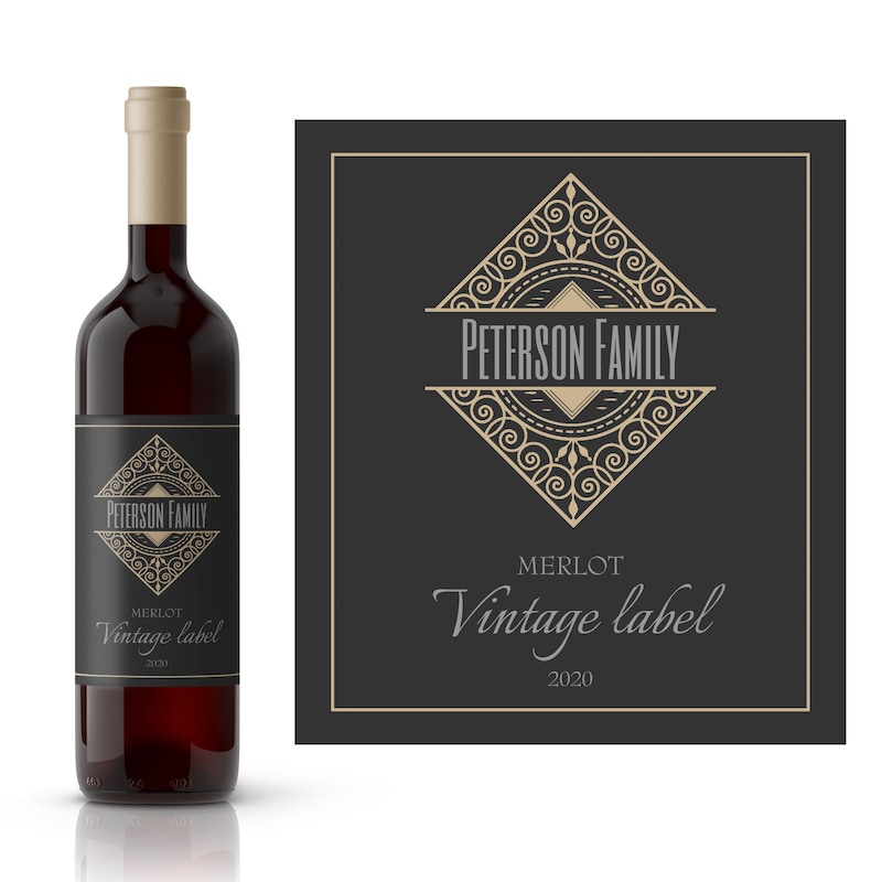 Custom Wine Label - Etsy