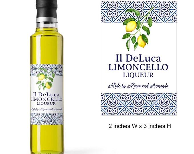 Editable Luxury Limoncello Сream Bottle Label Template, Printable ...