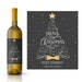 Hand Drawn Christmas Tree Holiday Wine Label | Whimsical Christmas ...