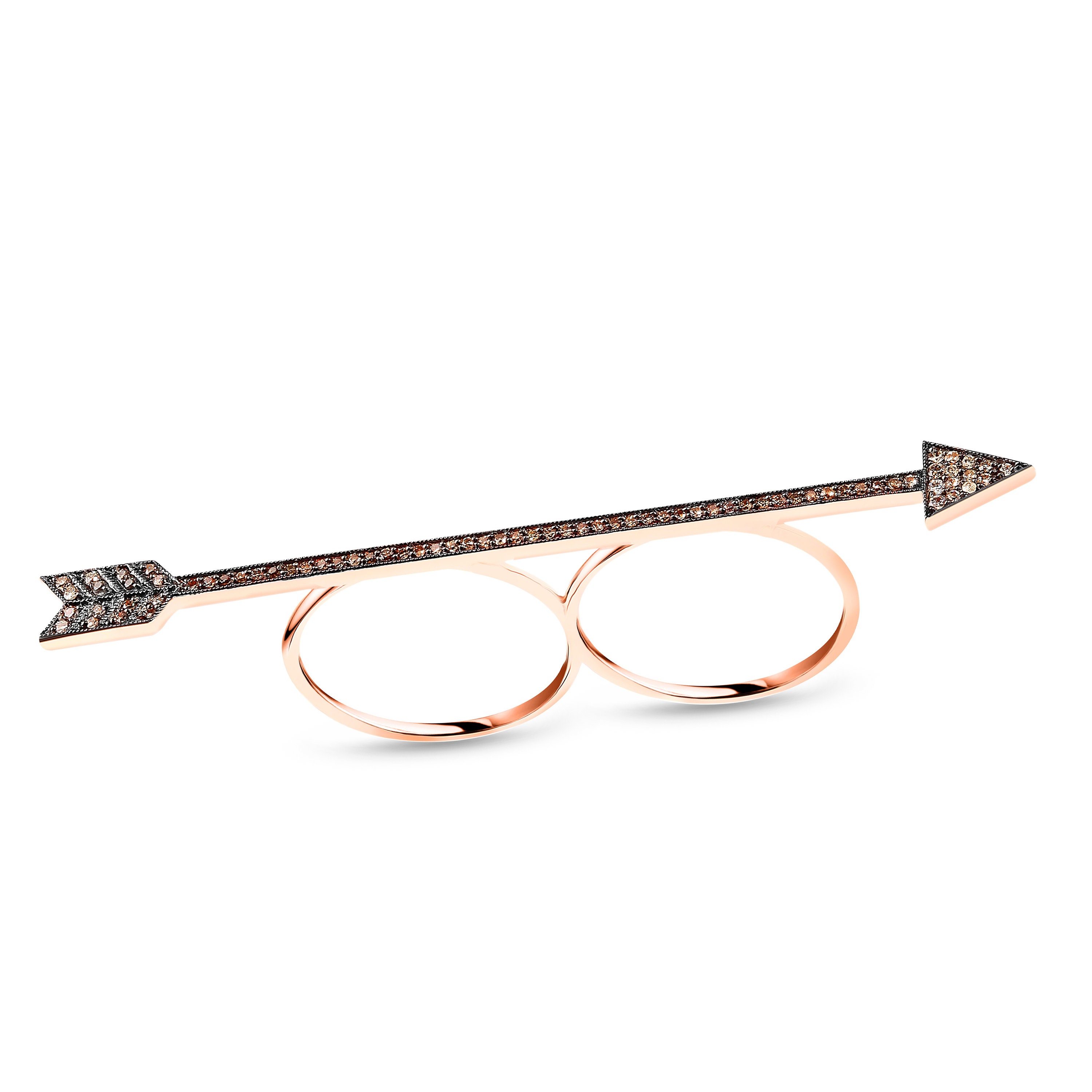 Oxide Design Dainty Arrow Ring 14K Gold - Etsy