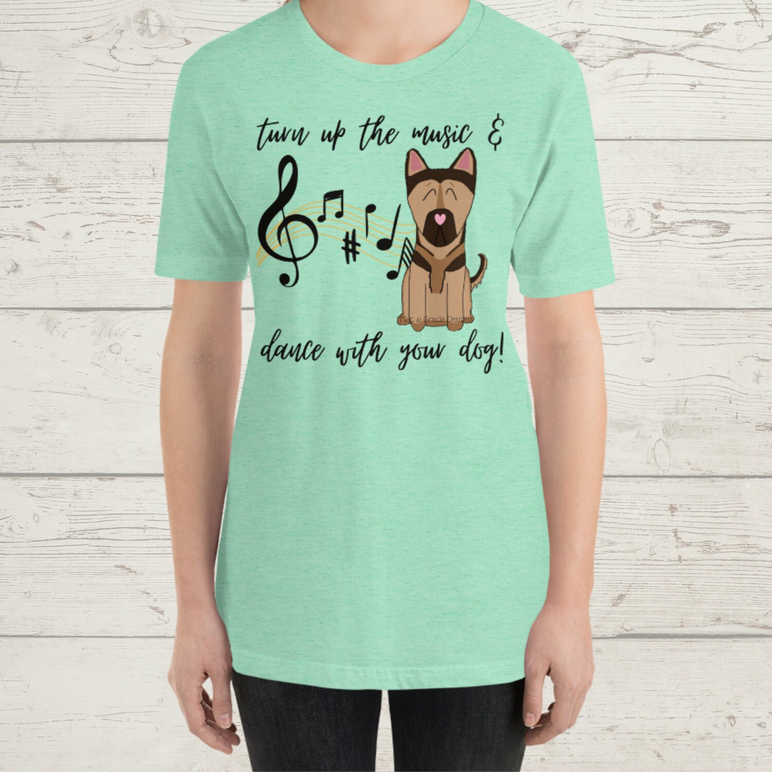 German Shepherd Shirt, Dance With Your Dog Shirt, German Shepherd, Dog ...