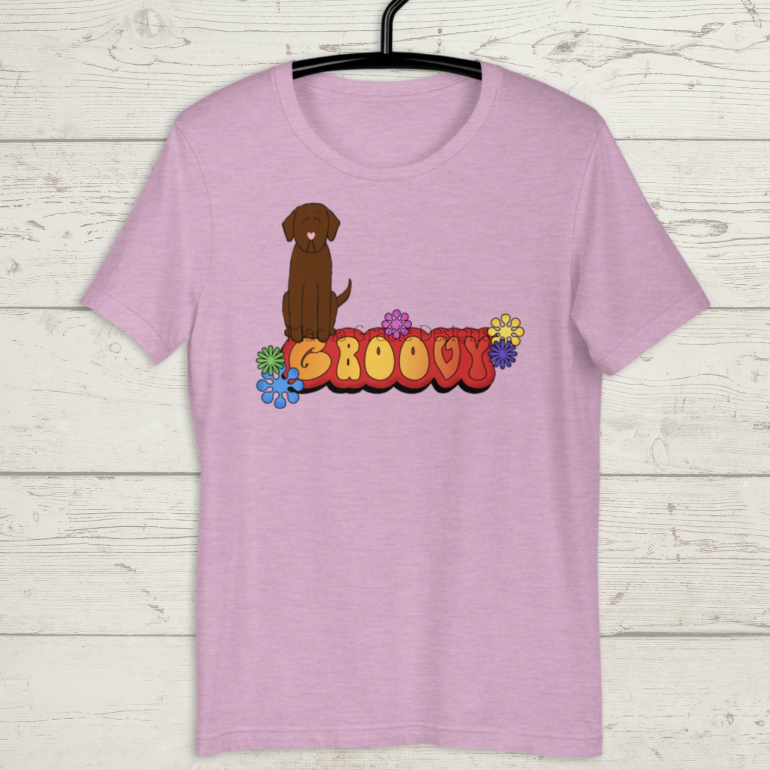 Chocolate Lab Groovy Shirt Chocolate Lab Shirt Dog Shirts - Etsy
