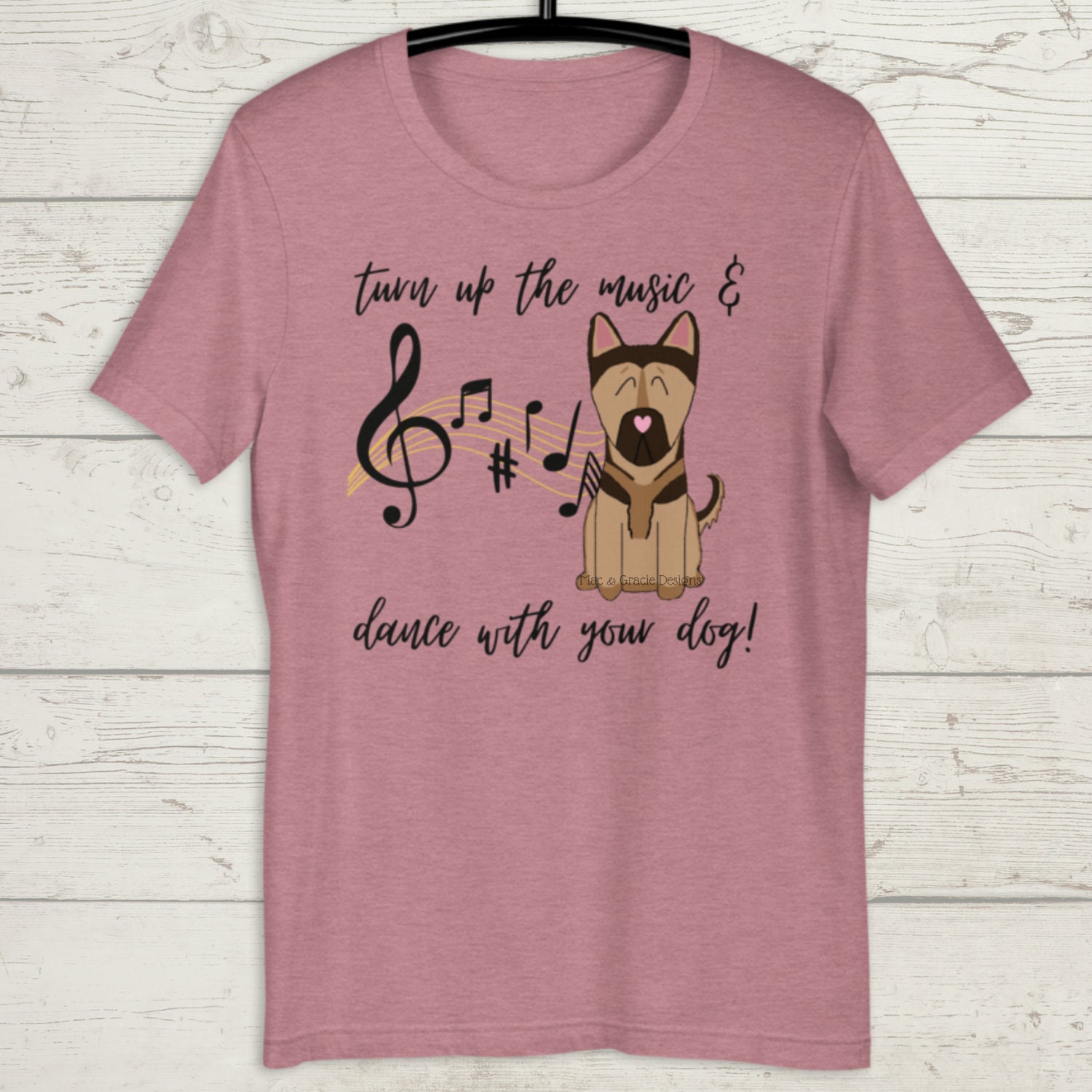 German Shepherd Shirt, Dance With Your Dog Shirt, German Shepherd, Dog ...