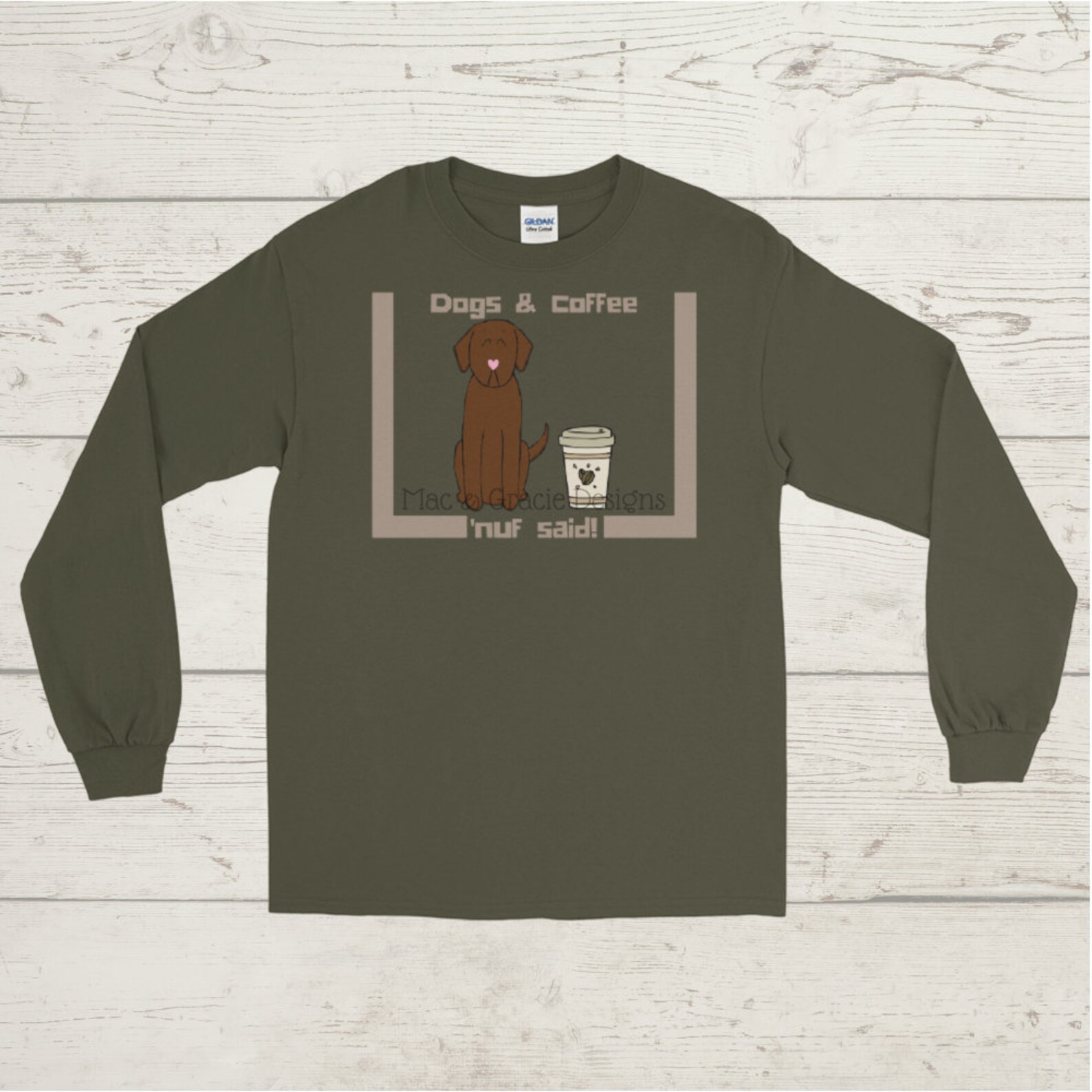 Chocolate Lab Dogs and Coffee Shirt Chocolate Lab Shirt Dog - Etsy