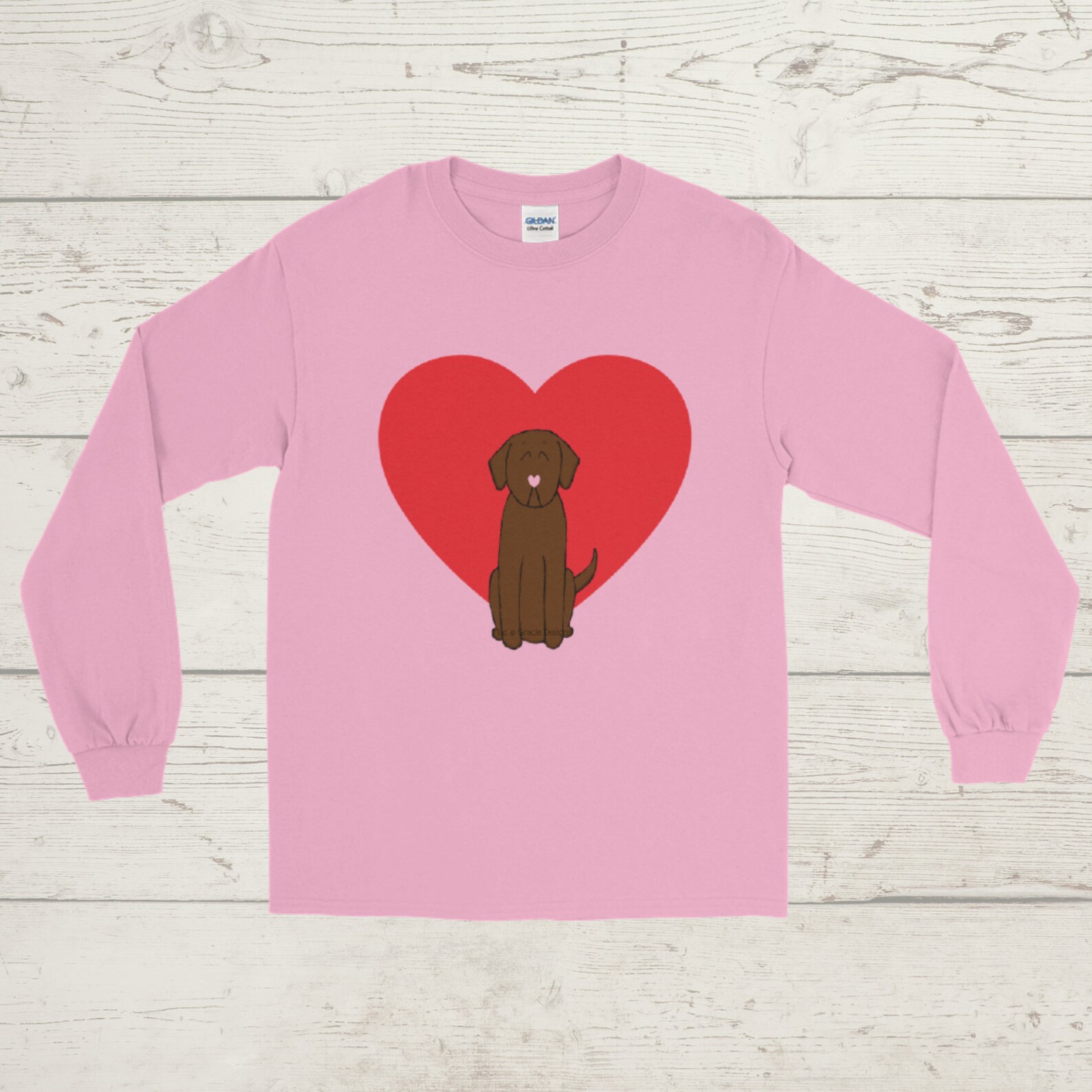 Chocolate Lab Shirt, Heart Shirt, Chocolate Lab Owner, Chocolate Lab ...
