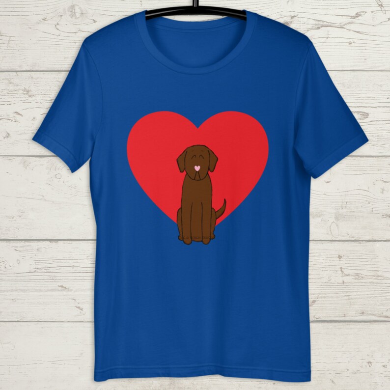 Chocolate Lab Shirt, Heart Shirt, Chocolate Lab Owner, Chocolate Lab ...
