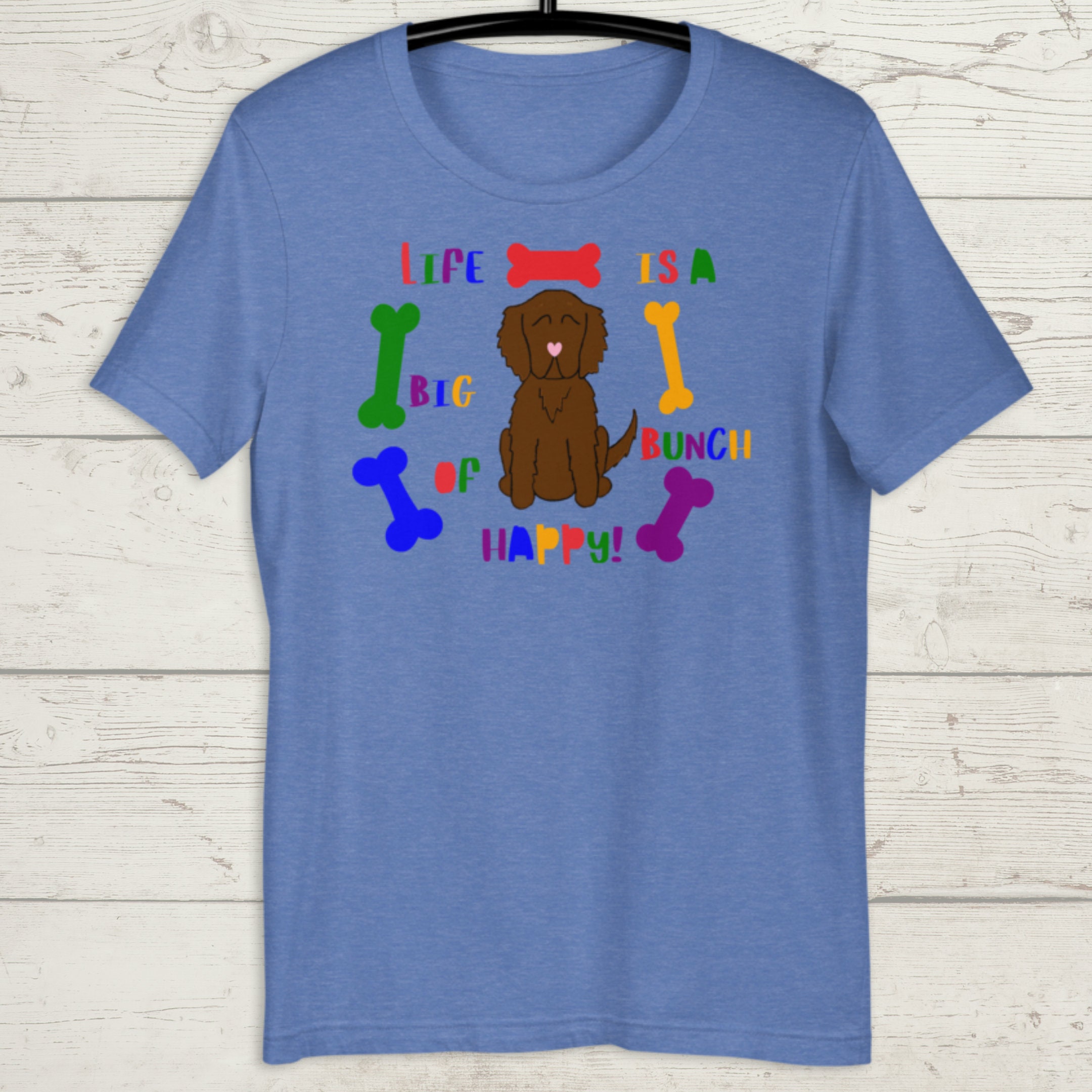 Newfoundland Shirt Life is a Big Bunch of Happy Shirt Brown | Etsy