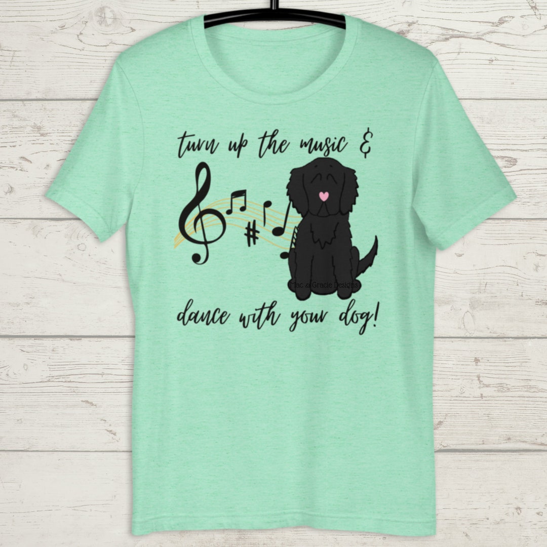 Newfoundland Shirt, Dance With Your Dog Shirt, Black Newfoundland, Dog ...