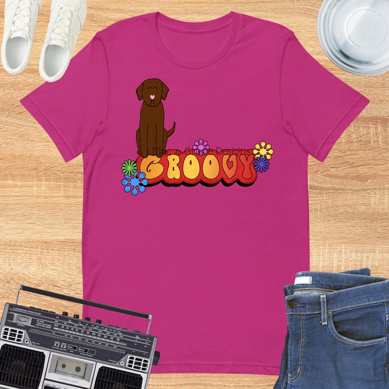 Chocolate Lab, Groovy Shirt, Chocolate Lab Shirt, Dog Shirts for Women ...