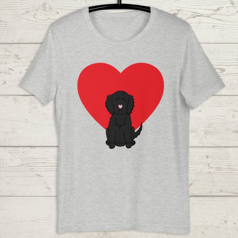 Newfoundland Shirt Heart Shirt Black Newfoundland Dog - Etsy