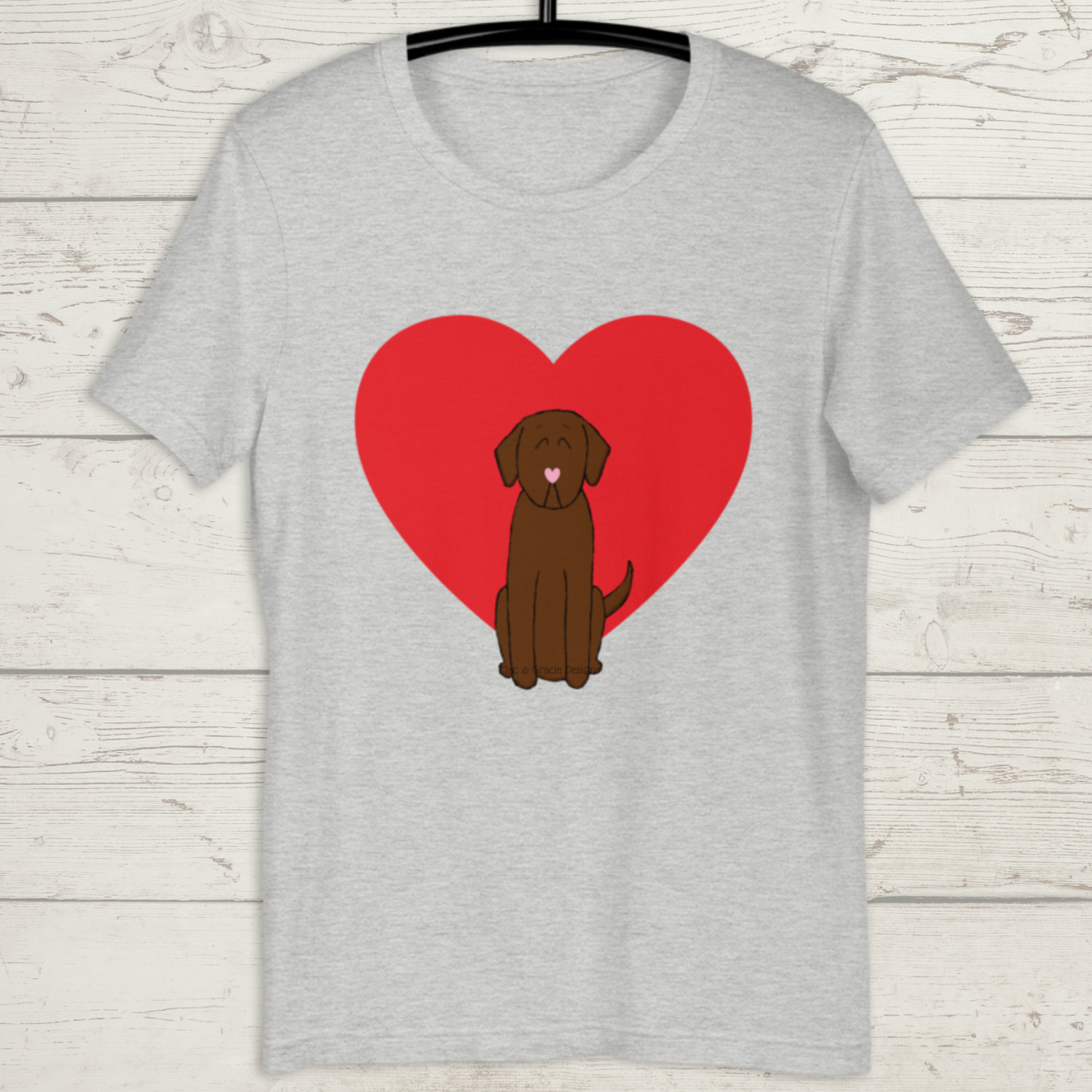 Chocolate Lab Shirt, Heart Shirt, Chocolate Lab Owner, Chocolate Lab ...
