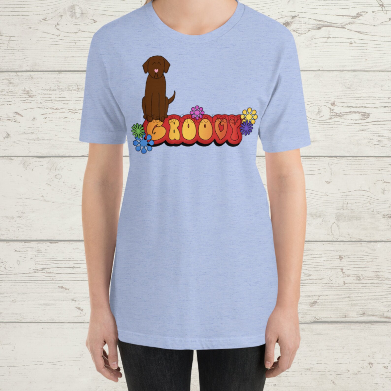 Chocolate Lab Groovy Shirt Chocolate Lab Shirt Dog Shirts - Etsy