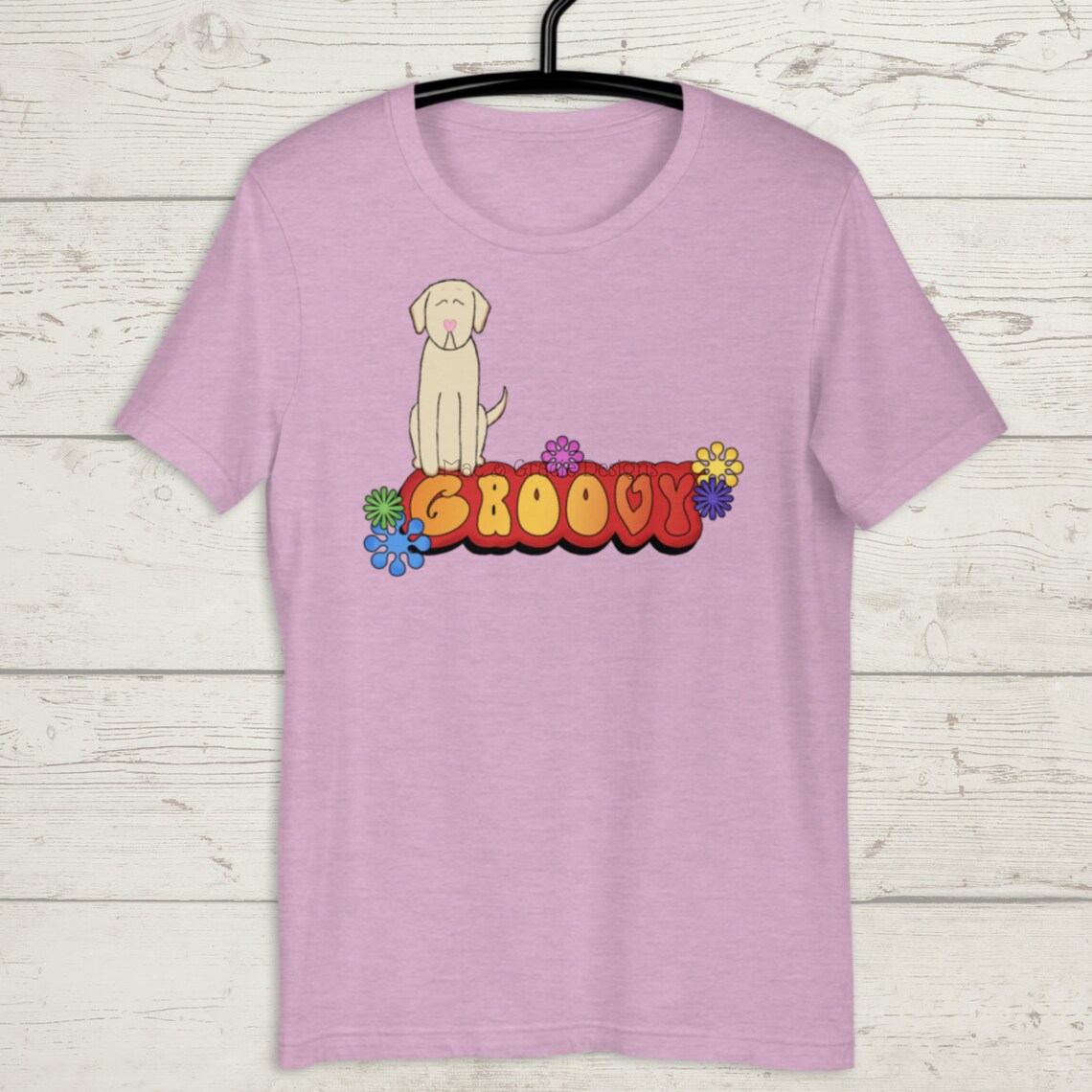 Yellow Lab Groovy Shirt Yellow Lab Shirt Dog Shirts for - Etsy