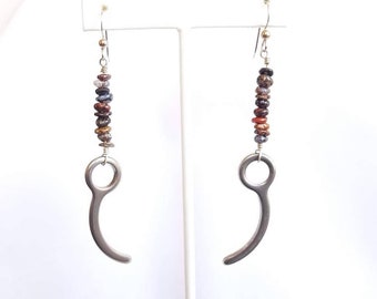 Skydiving Parachute Closing Pin Earrings With Arizona - Etsy