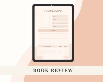 Goodnotes Review Template - Etsy