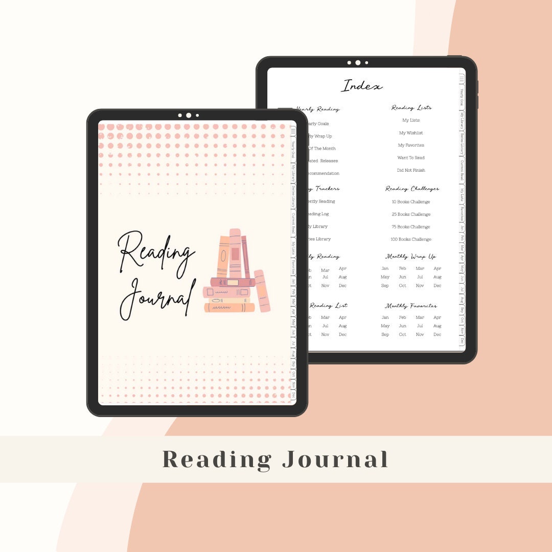 Reading Journal for Book Lovers, Booktok, Reading Log, Reading ...