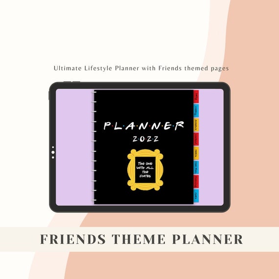 Friends Tv Show Themed Digital Online Planner Ipad 2022 - Etsy Canada
