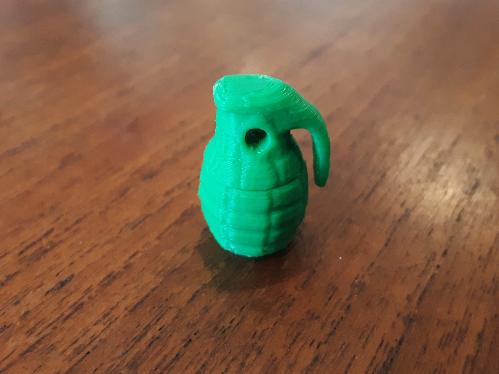 TINY Grenade Shaped Pill Vial for Keychain or Necklace, Screw on Lid - Etsy