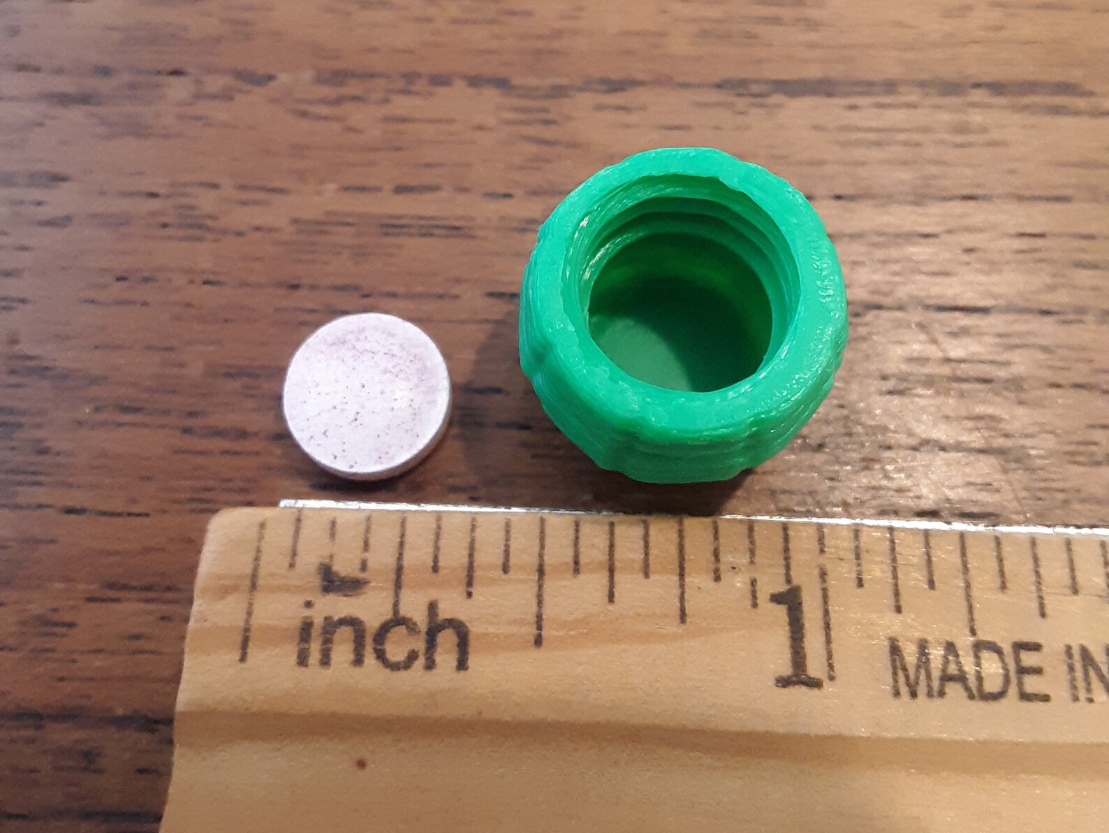 TINY Grenade Shaped Pill Vial for Keychain or Necklace, Screw on Lid - Etsy