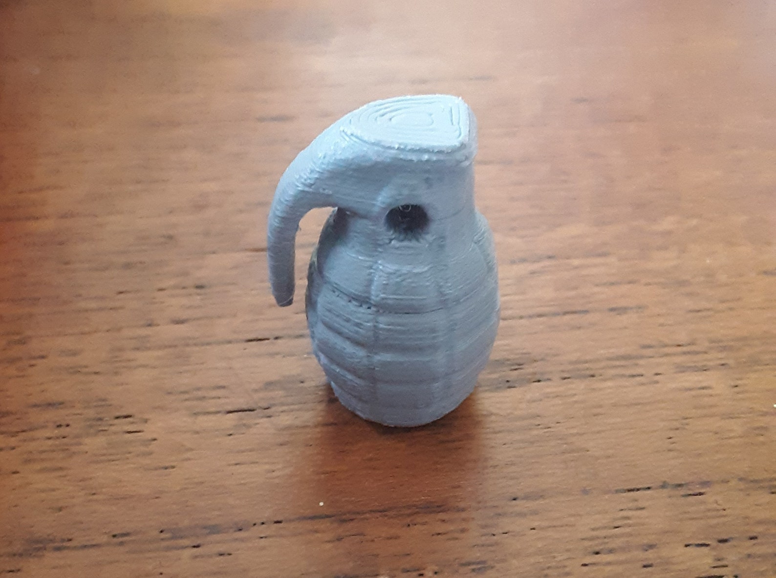 TINY Grenade Shaped Pill Vial for Keychain or Necklace, Screw on Lid - Etsy