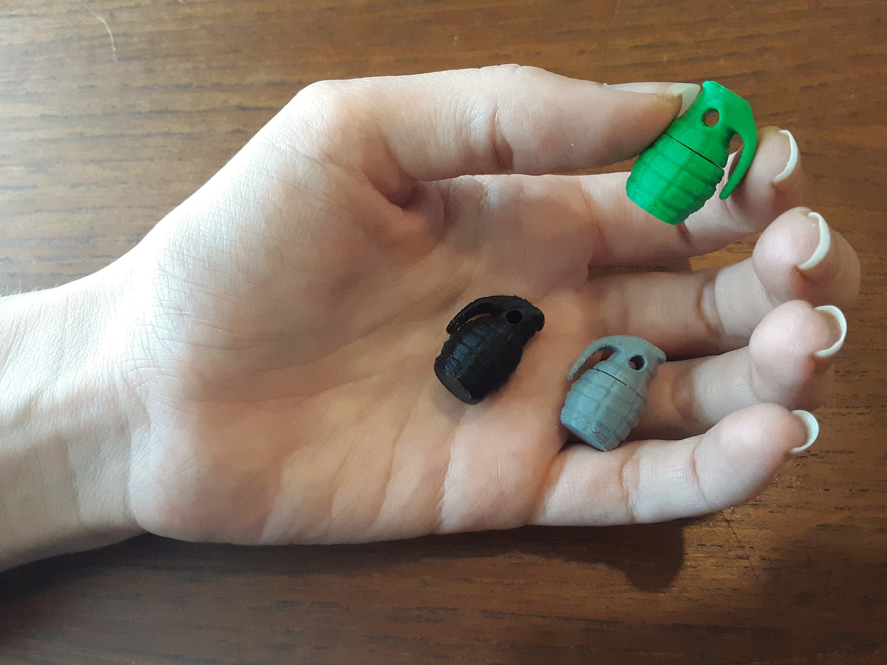 TINY Grenade Shaped Pill Vial for Keychain or Necklace Screw - Etsy