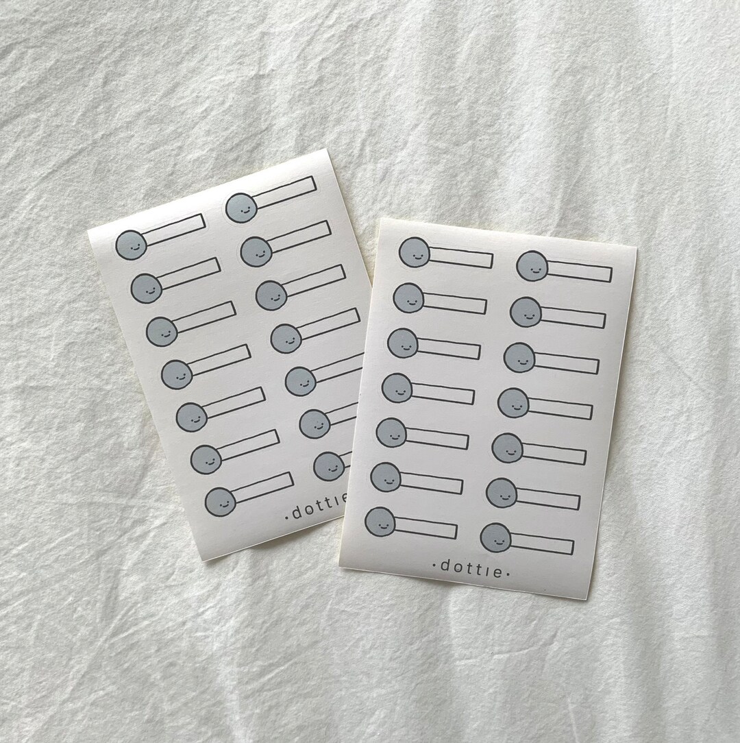 Dottie Blank Label Sticker Sheet / Matte Stickers for Planners ...