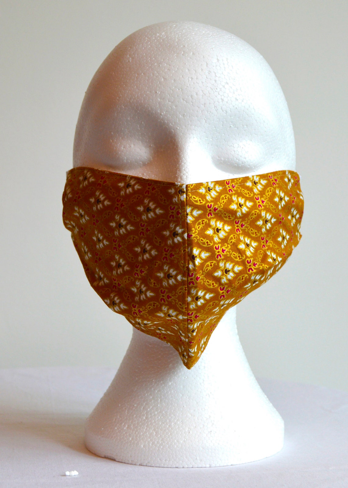 Unique Handcrafted Batik Face Mask Thai Batik Gold Batik - Etsy