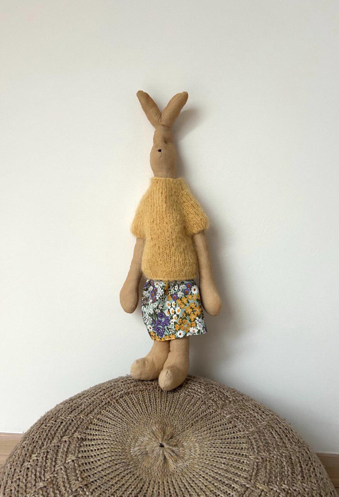 Unique Handmade Bunny Doll | Heirloom Doll | Handmade Rabbit | Gift Toy ...