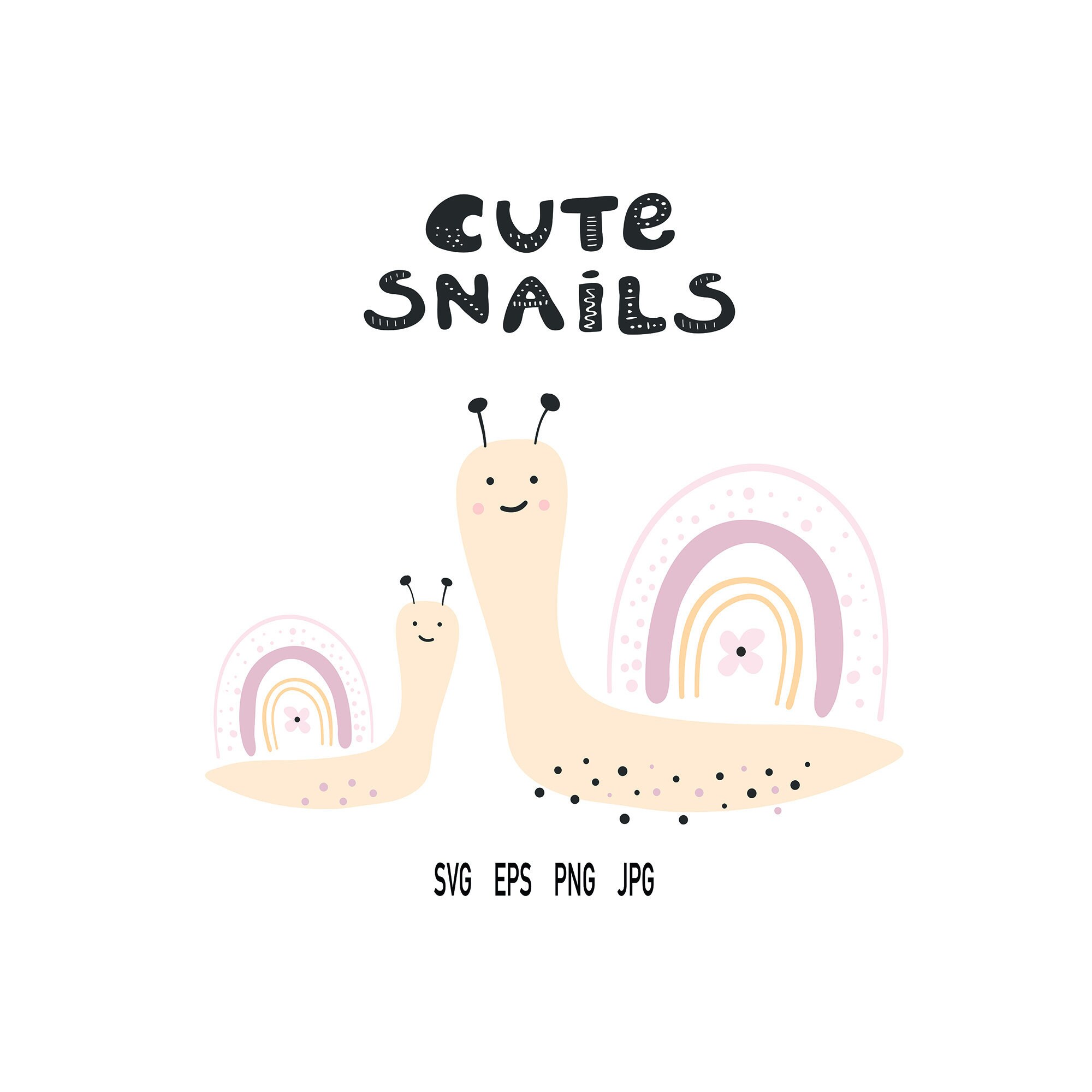 Baby Snail Clipart