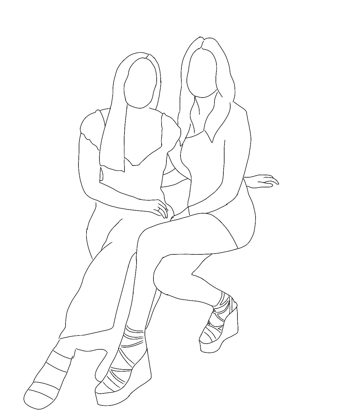 Personalised Line Drawings Digital Print or Frame - Etsy Australia