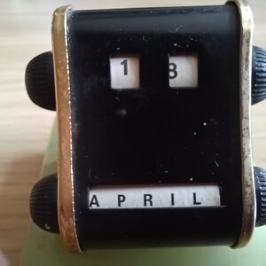 Vintage Small Perpetual Calender 1960s for Desk - Etsy